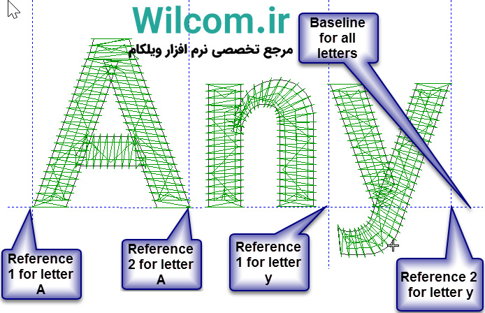 طراحی فونت اختصاصی .ESA در نرم افزار Wilcom با Font Creator - ویلکام